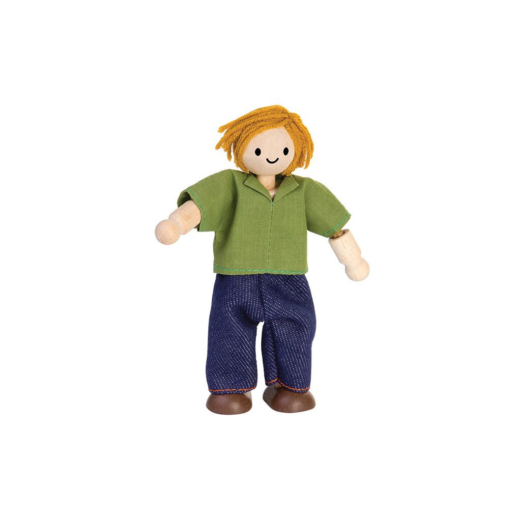 Plan Toys Dad Dollhouse Figure - Light Skin Tone - Brown Hair – My Toy ...