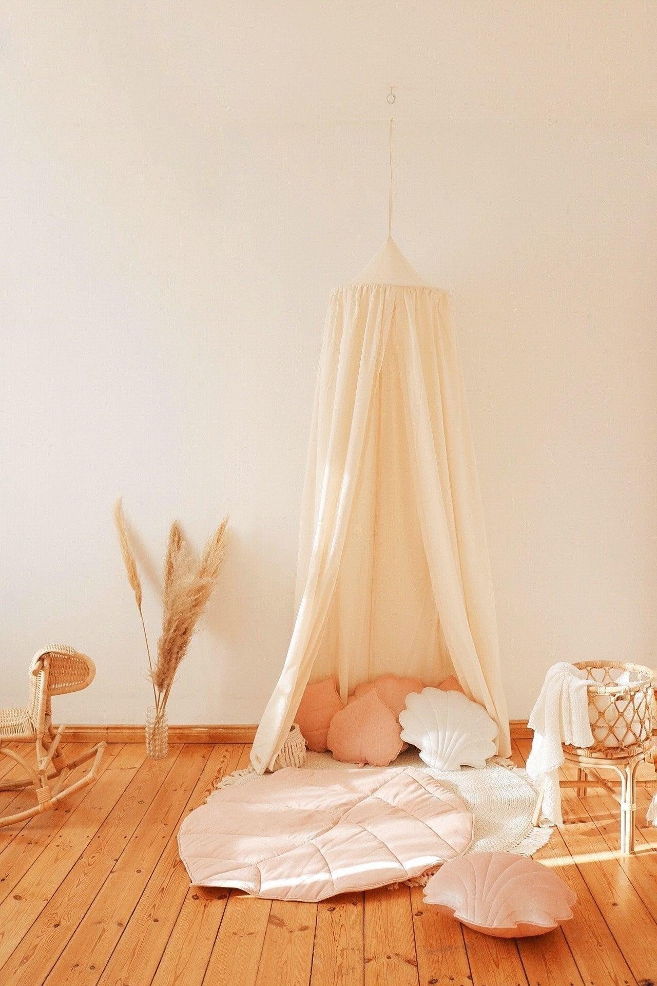 “Raw Cotton” Canopy – My Toy Wagon