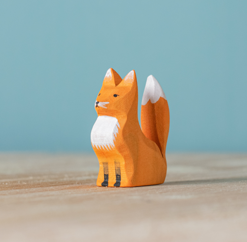 Bumbu Fox Cub, Sitting – My Toy Wagon